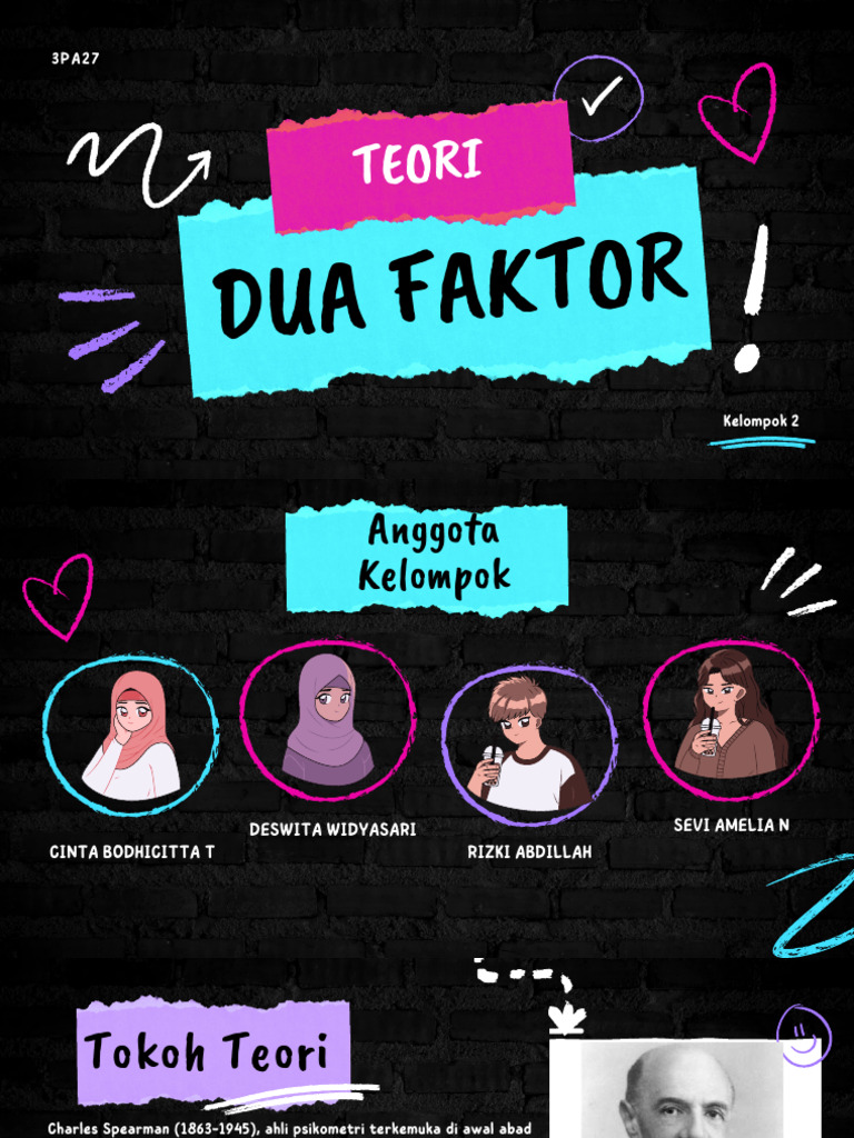 Teori Dua Faktor Spearman | PDF