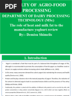 Flowchart of Greek Style Yogurt Preparation | PDF | Wellness | Cooking ...