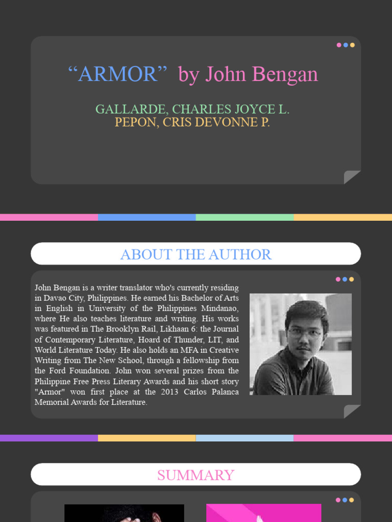 Gallarde Pepon Armor PPT | PDF