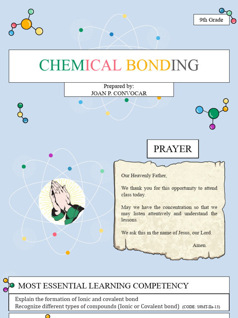 Three Types of Chemical Bonding | PDF | Ion | Ionic Bonding