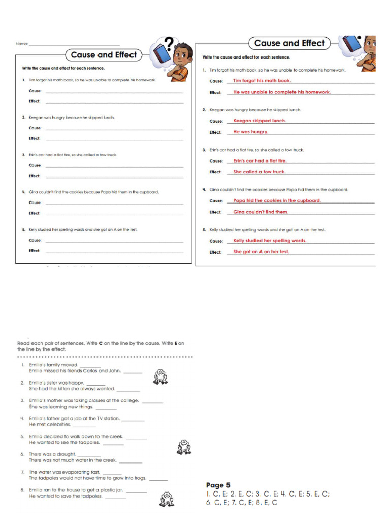 Facts Opinion, Cause Effect | PDF