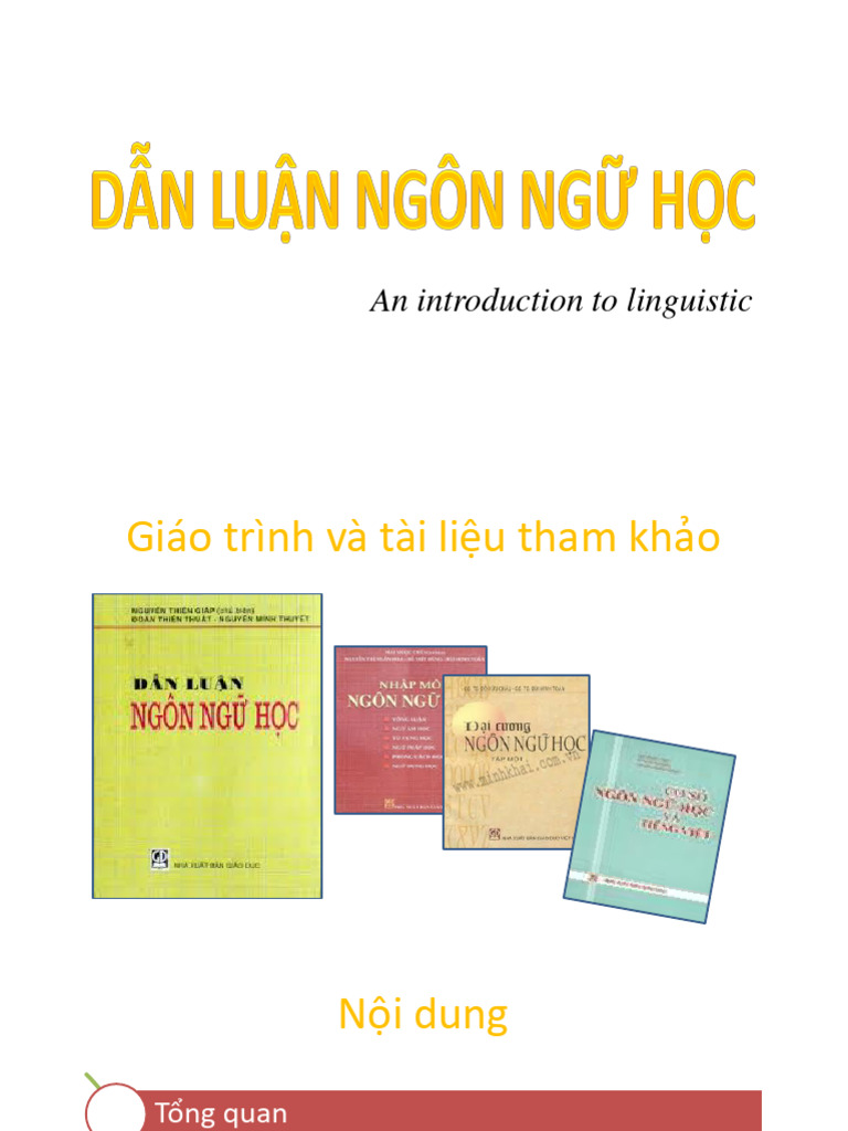 Slides Chuong 1 (Tong Quat) | PDF