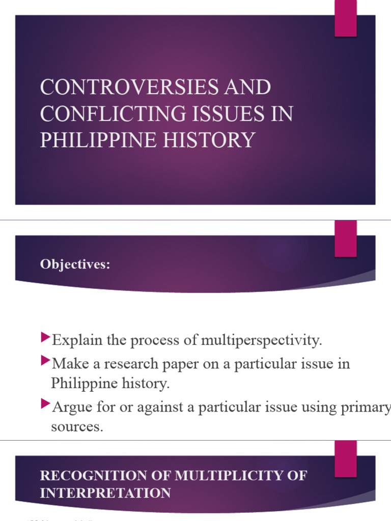 Conflicts in Philippine History | PDF