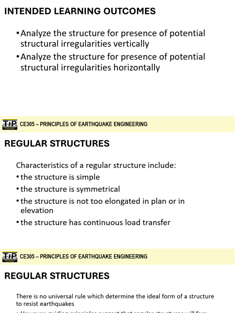 Out-of-Plane Setback in Structures | PDF | Earthquake Engineering ...