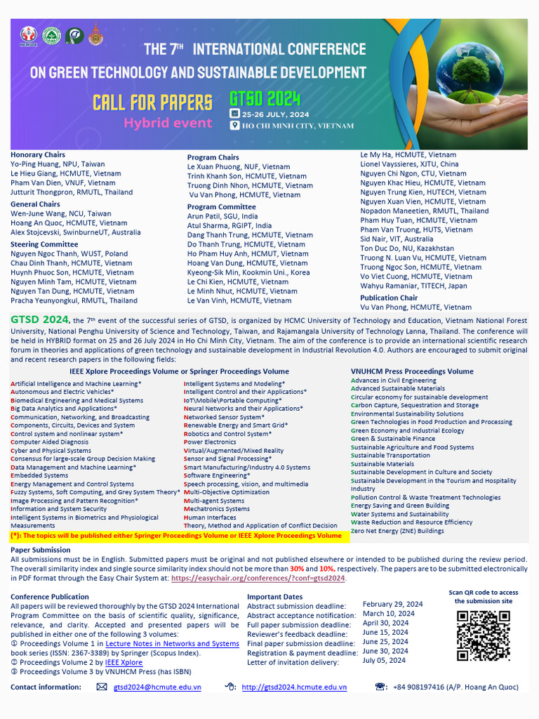 GTSD 2024 Conference Details | PDF | Engineering | Computing