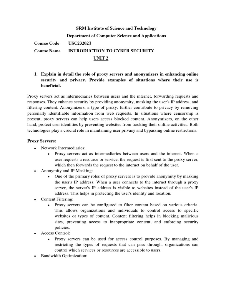 Cybersecurity CH2 | PDF | Security | Computer Security