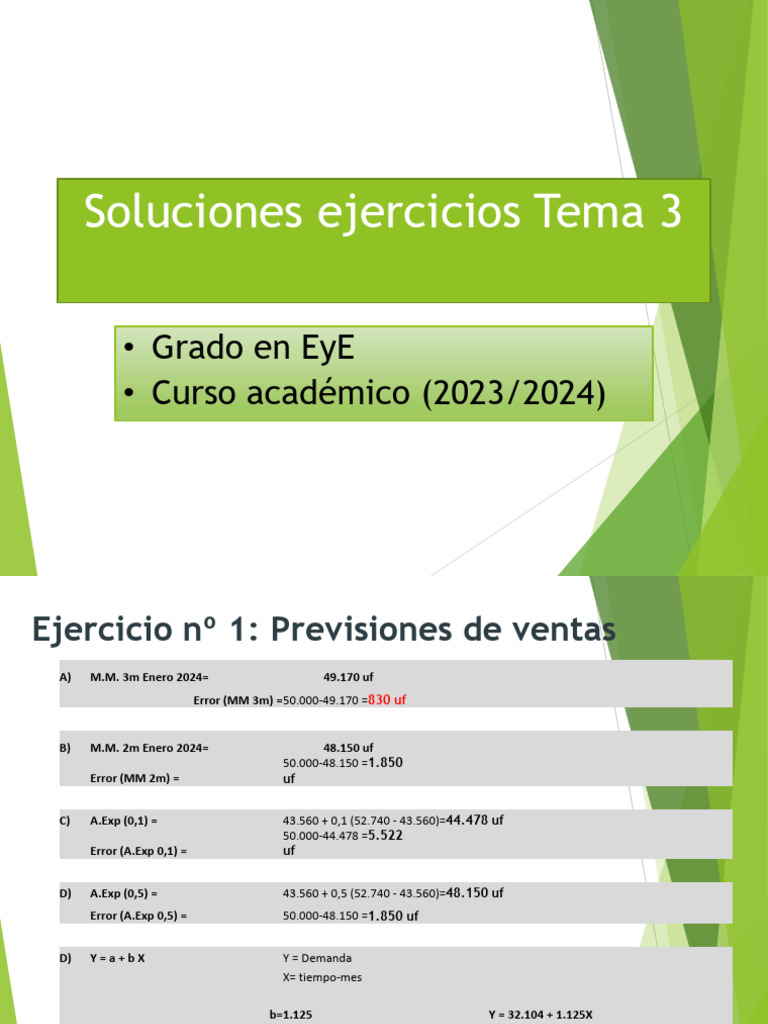 Ejercicios Resueltos T3 | PDF | Presupuesto | Moneda