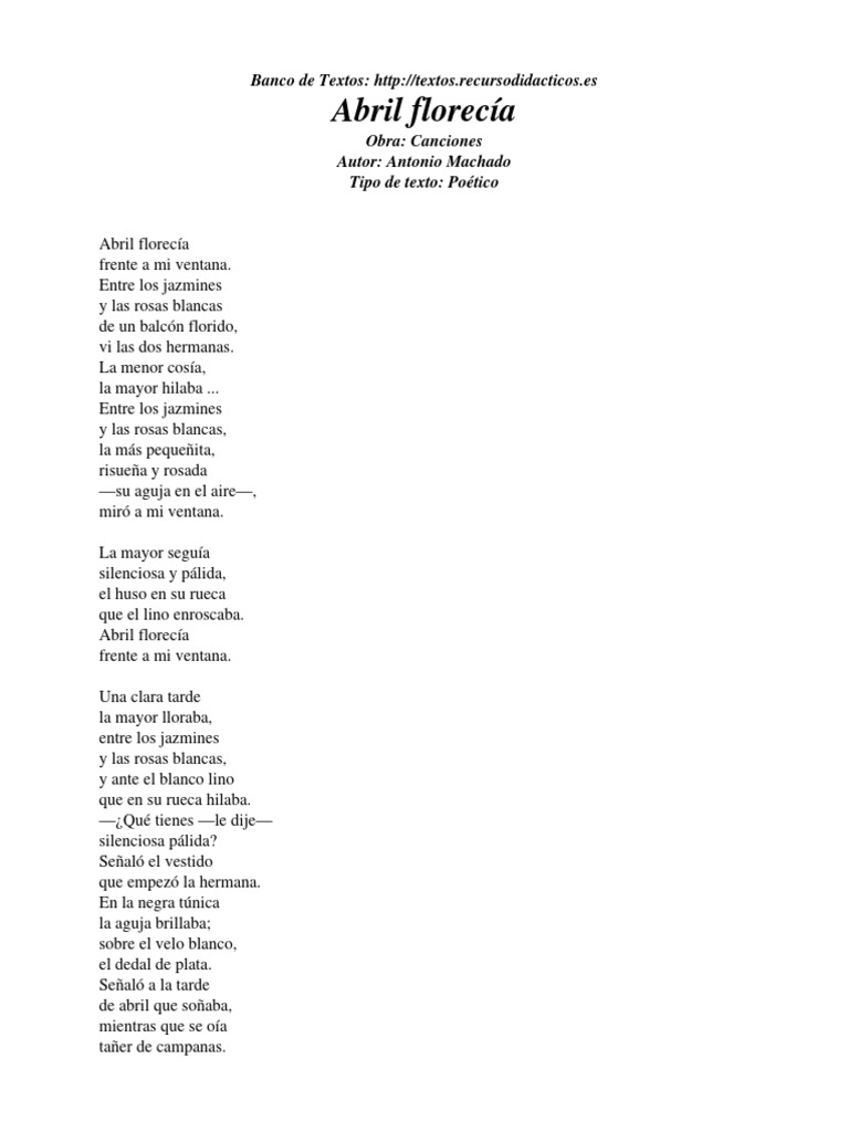 Abril Florecía | PDF | Clásicos