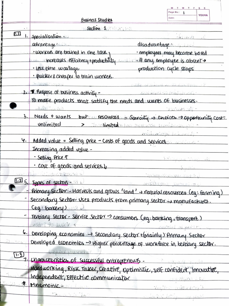 Unit 1 Bst Notes Pdf