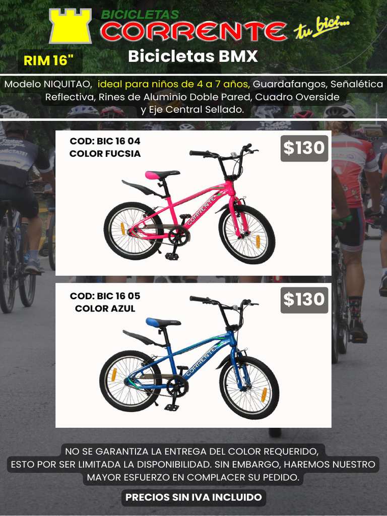 Catálogo de Bicicletas Corrente - Purolomo | Descargar gratis PDF | Color | Tecnologías automotrices