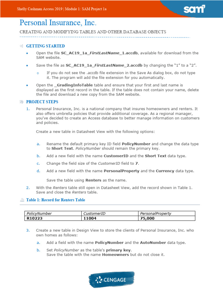 Instructions SC AC19 1a | PDF | Databases | Computer File