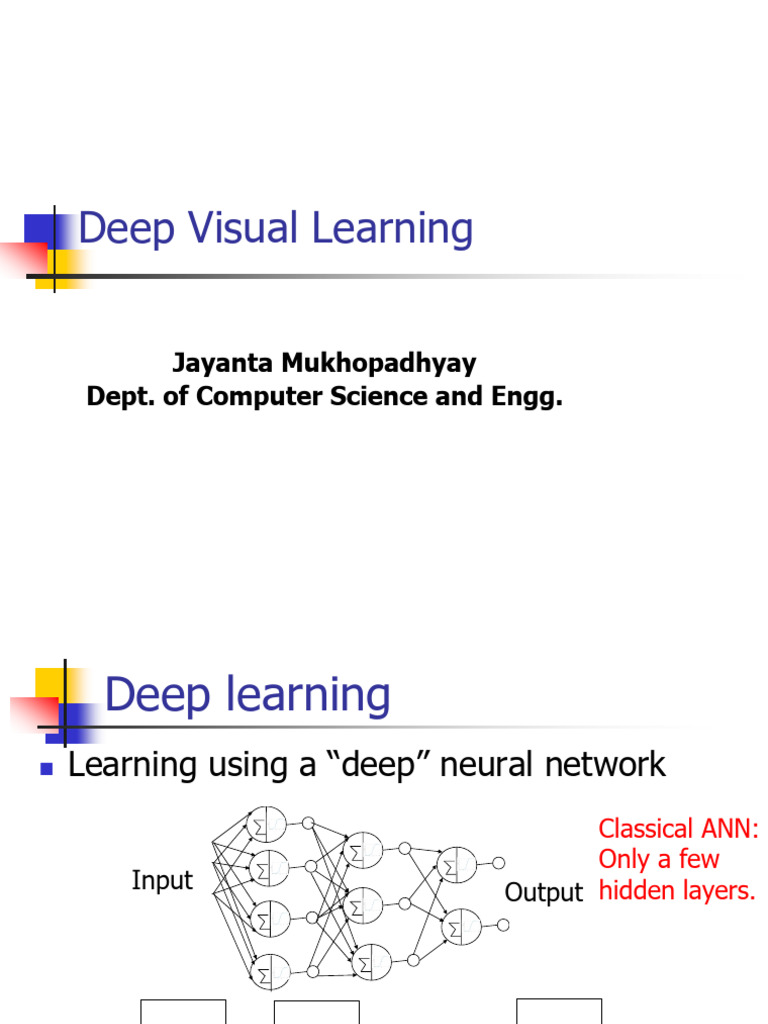 6-DeepVisualLearning_L6 | PDF | Image Segmentation | Applied Mathematics