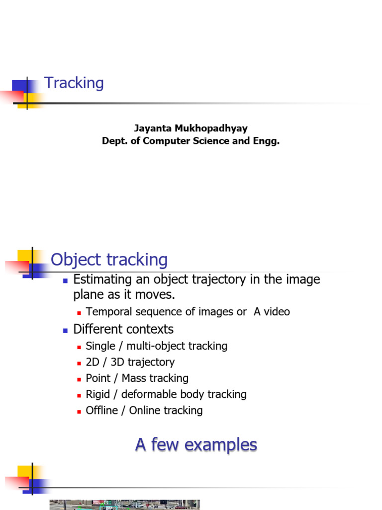 13-Tracking_L13 | PDF | Mechanical Engineering | Multidimensional Signal Processing