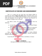 BDP Accomplishment Report | PDF