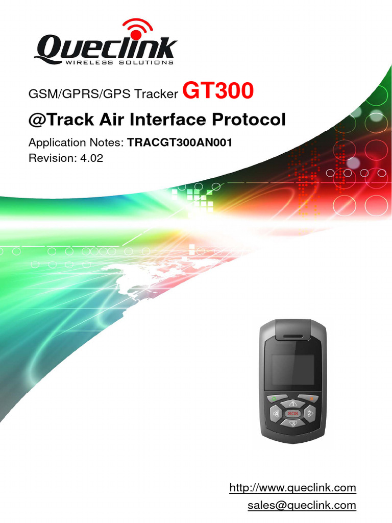 GT300 @track Air Interface Protocol V4.02 | PDF | Internet Protocol ...