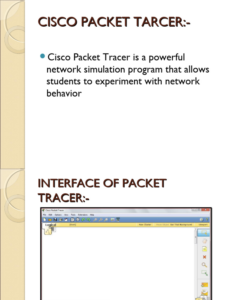 Cisco Packet Tracer Guide for Students | PDF