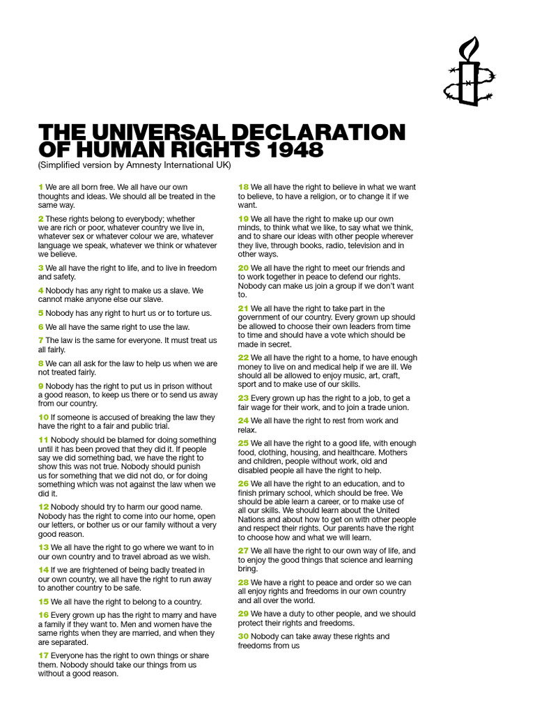 The Universal Declaration of Human Rights Ib Global Politics | PDF ... The Universal Declaration of Human Rights Ib Global Politics | PDF ...
