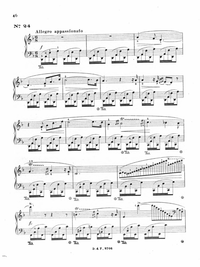 Prelude Op28 No24 Chopin | PDF