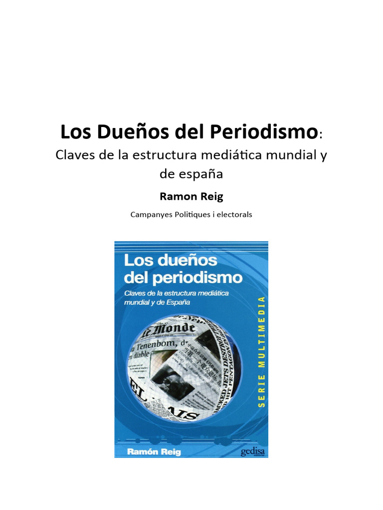 Dueños Del Periodismo | PDF