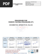 Ferrite Content Testing Procedure PDF | PDF | Nondestructive Testing ...
