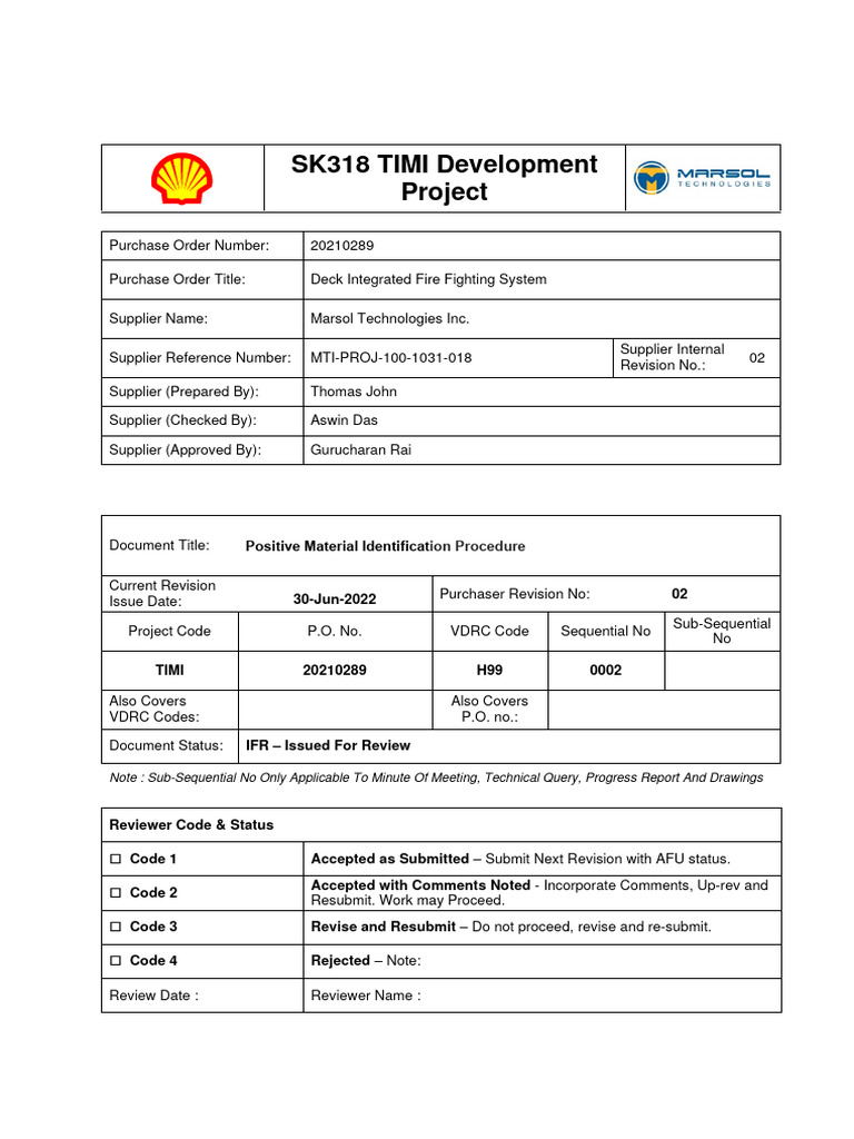 8.PMI PROCEDURE | PDF | Verification And Validation | Welding