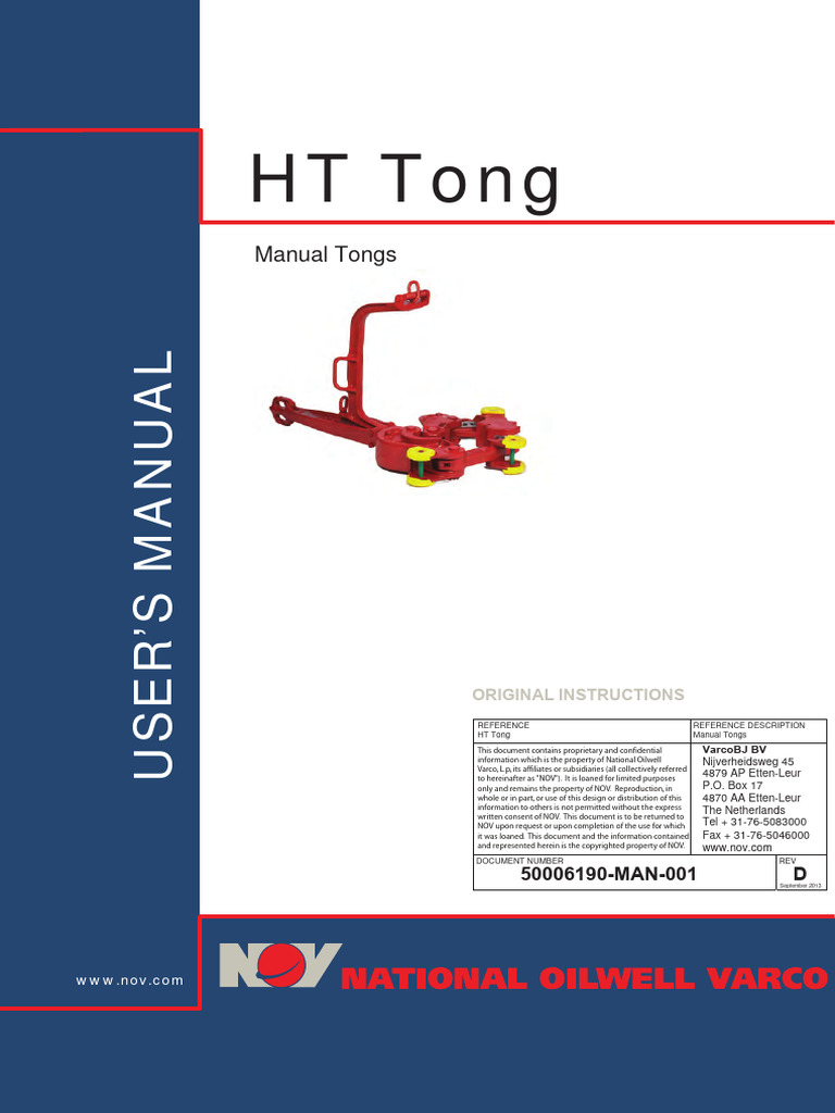 Manual Tong | PDF | Safety