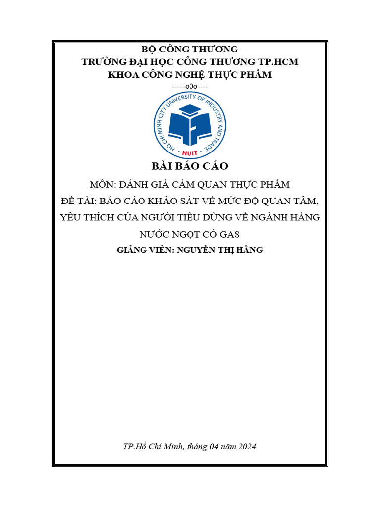 Báo Cáo KH o Sát | PDF