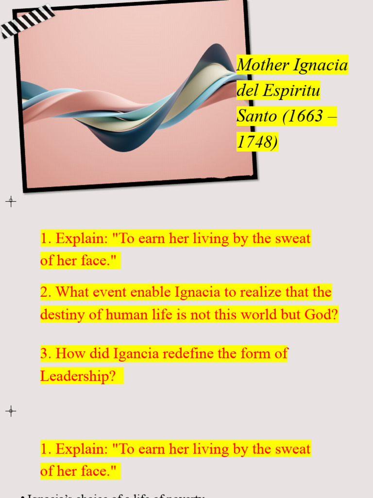 Mother Ignacia Del Espiritu Santo 1663 | PDF | Religious Belief And Doctrine