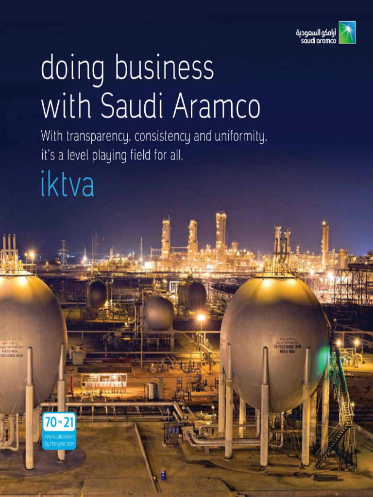 Doing business with Saudi Aramco | PDF