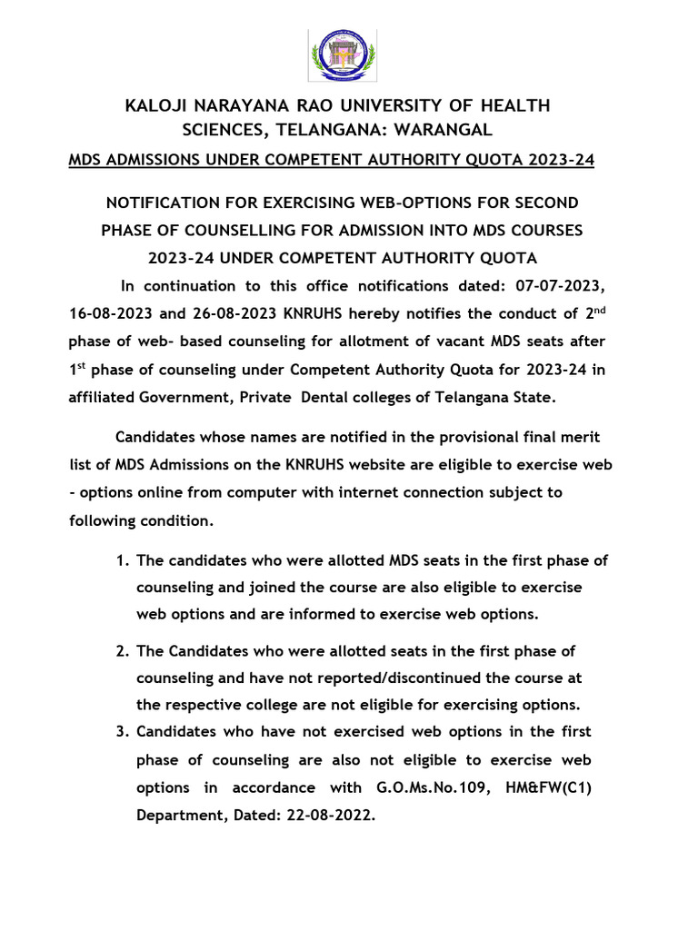20230914101957MDS CQ NOTIFICATION FOR Second PHASE WEB OPTIONS 2023-24 ... 20230914101957MDS CQ NOTIFICATION FOR Second PHASE WEB OPTIONS 2023-24 ...