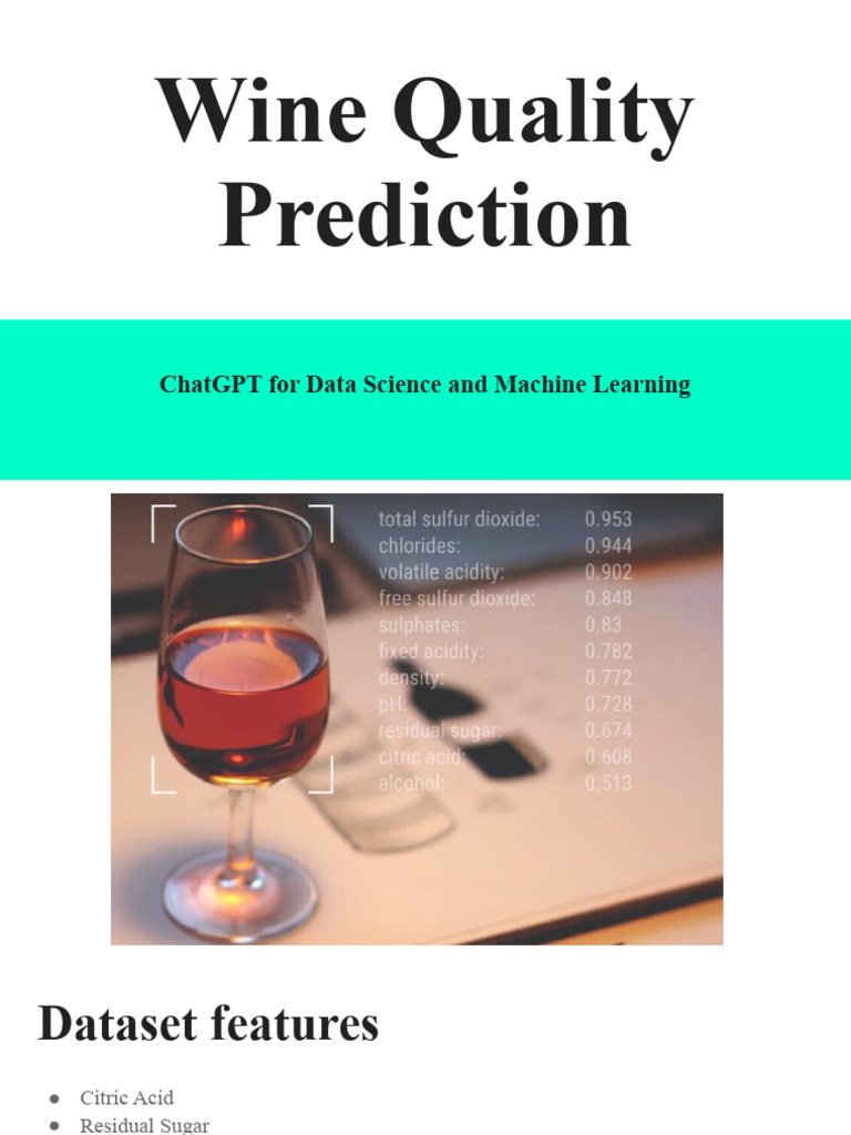 Wine+Quality+Prediction | PDF