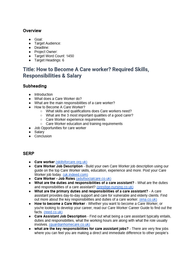 How To Become A Care Worker - Required Skills, Responsibilities ...