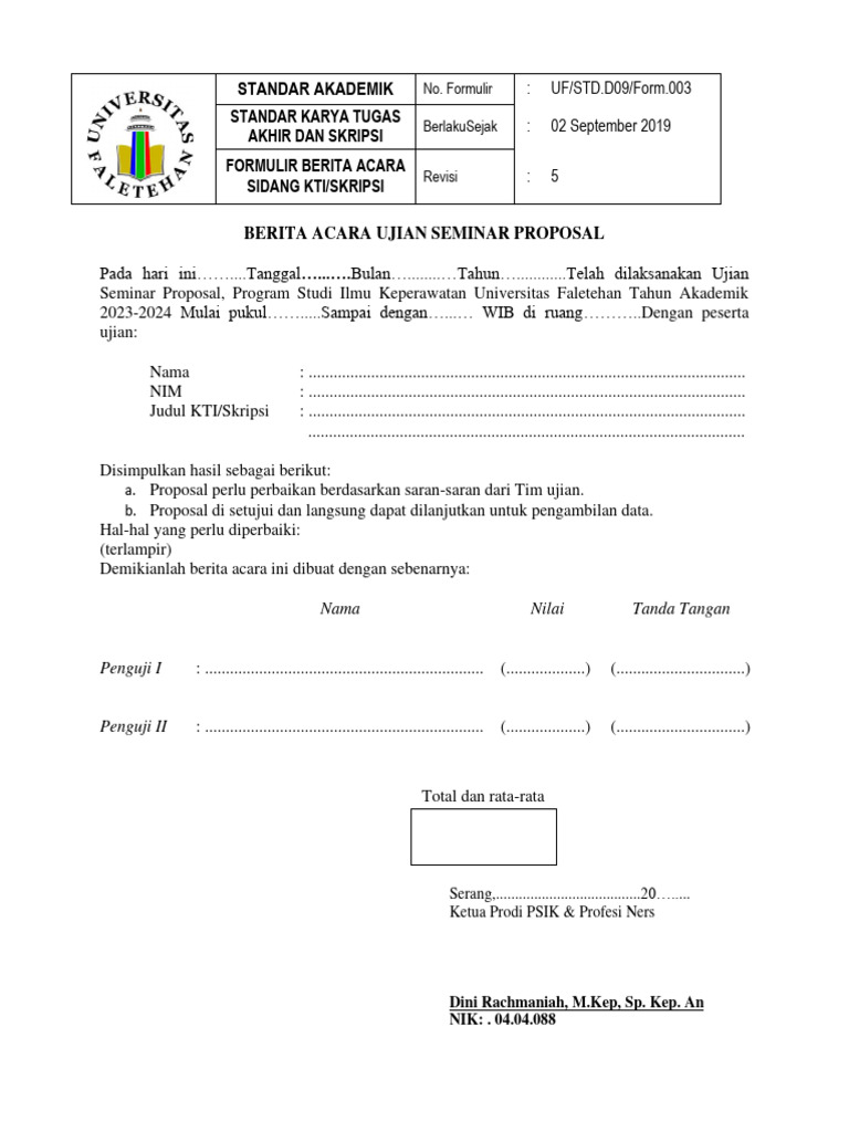 Bap Seminar Proposal | PDF