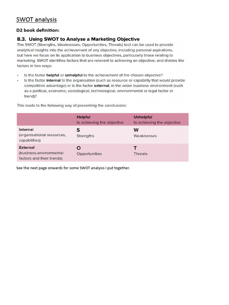 SWOT Analysis | PDF | Wine | Viticulture