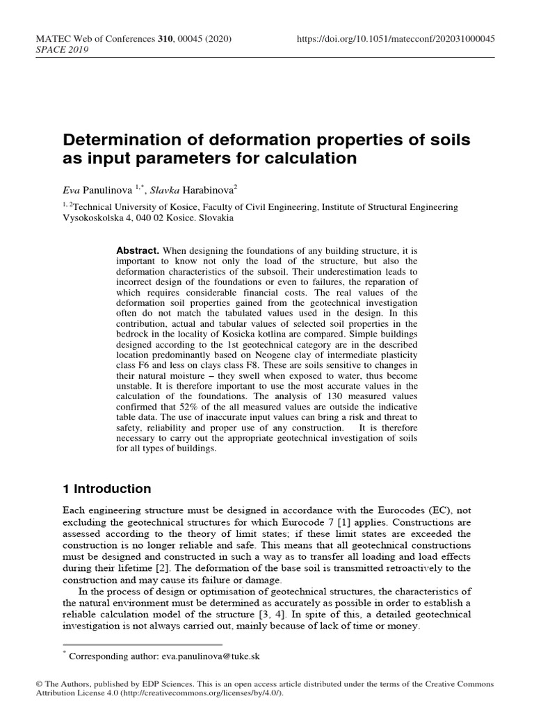 Soil Deformation Modulus | Download Free PDF | Geotechnical Engineering ...