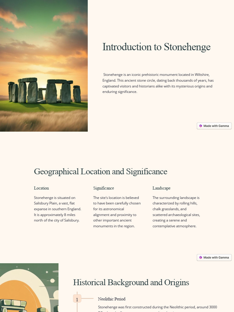 Introduction To Stonehenge | Download Free PDF | Stonehenge