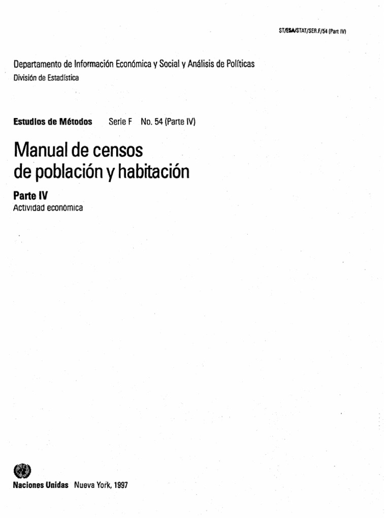 Manual de Censos | PDF | Censo