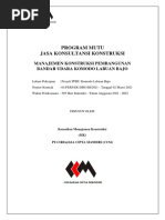 CONTOH RMK. (Rencana Mutu Konstruksi) | PDF | Bisnis | Komputer