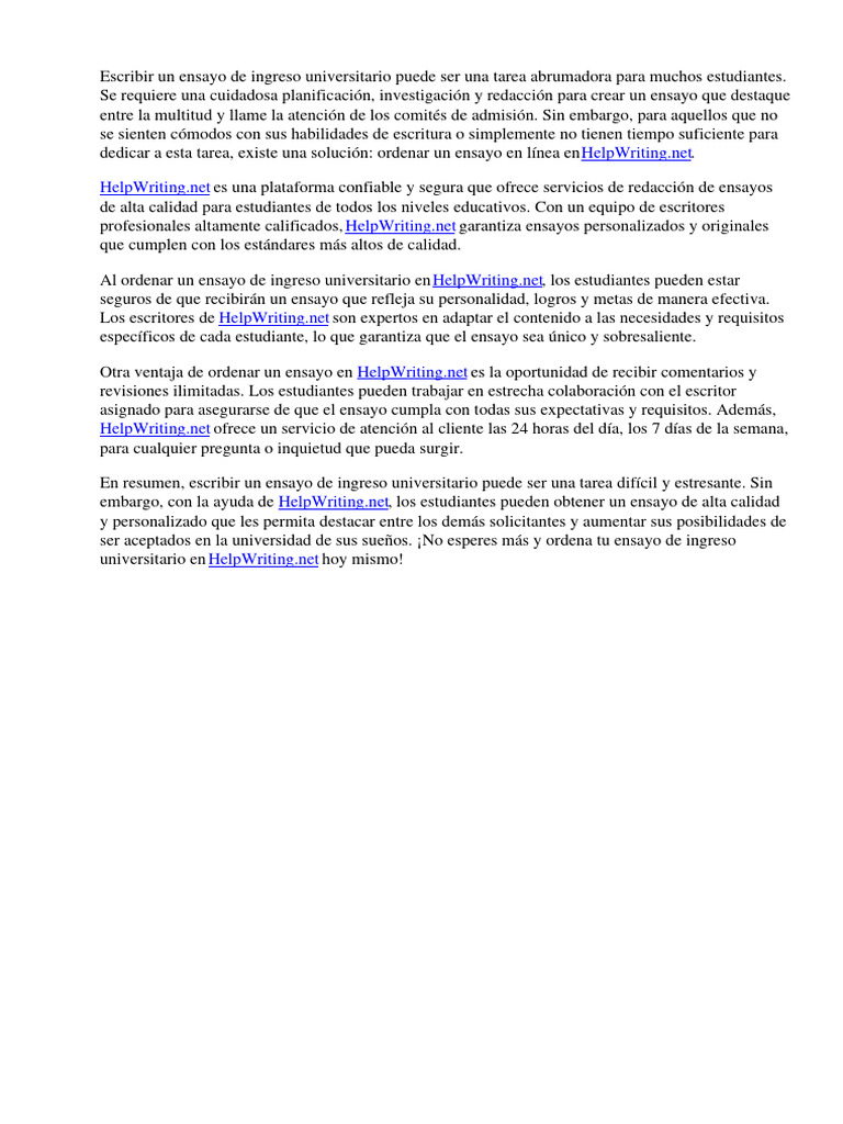 El Mejor Ensayo de Ingreso Universitario | PDF | Ensayos | Escritura El Mejor Ensayo de Ingreso Universitario | PDF | Ensayos | Escritura