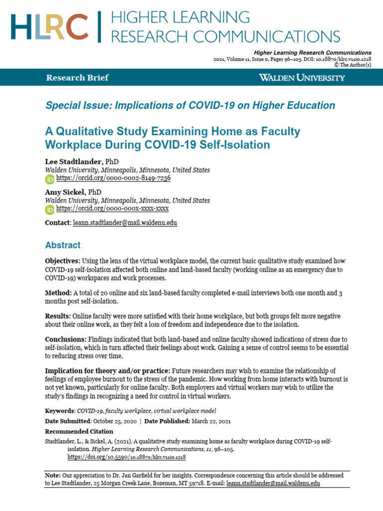 group-18-PATTERN-best THESIS | PDF | Occupational Burnout | Qualitative ...