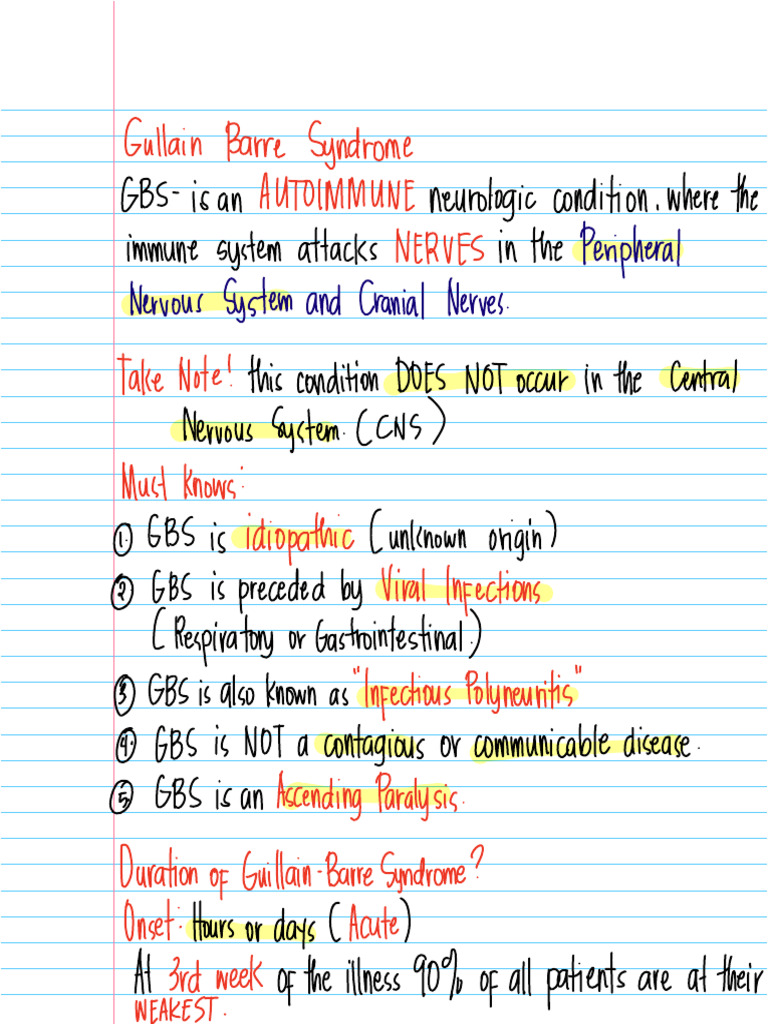 GBS | PDF | Medicine | Epidemiology