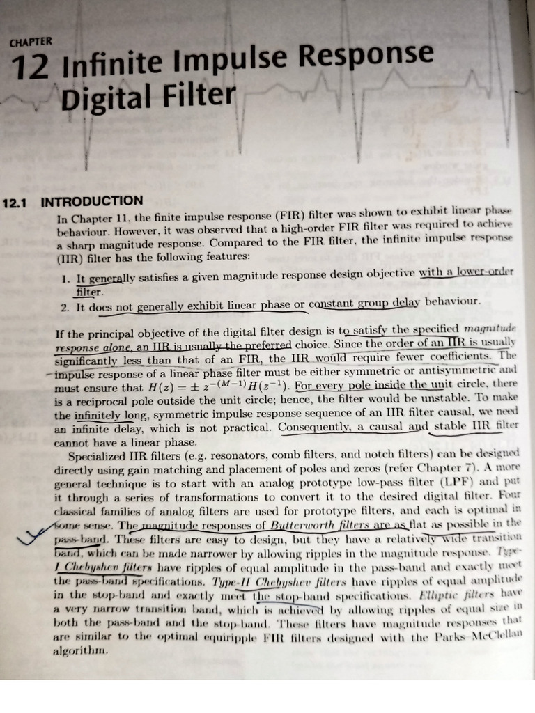 IIR Digital Filter | PDF