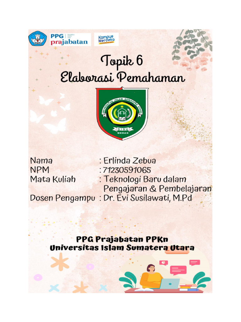 Topik 6 Elaborasi Pemahaman TBdPdP | PDF