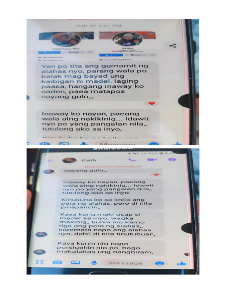 Messenger Conversation | PDF