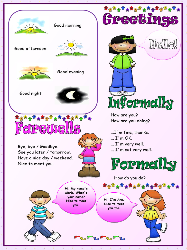 Essential English Greetings and Introductions | PDF