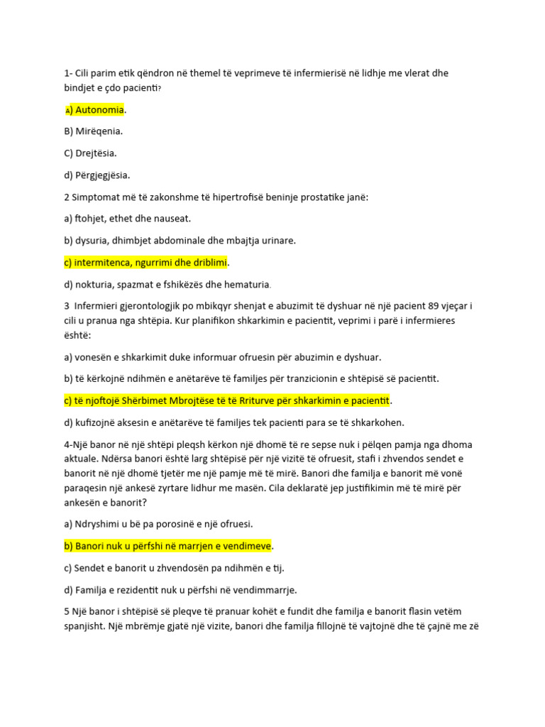 Geriartri Kujdes | PDF