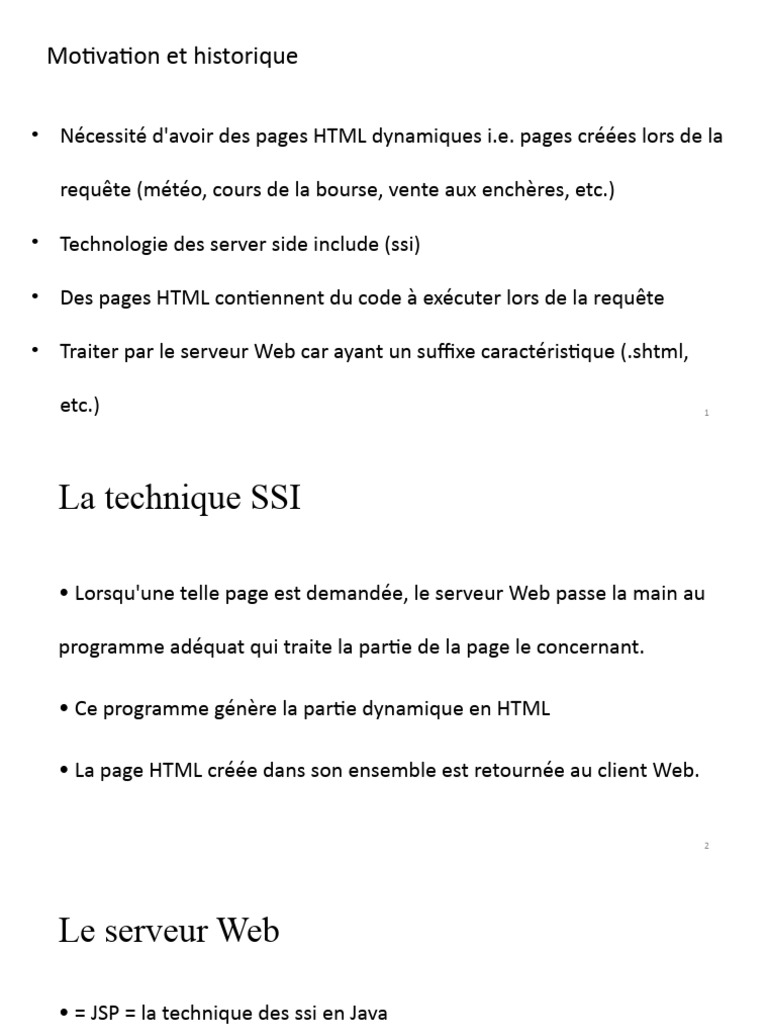 chapitre-3--jsp | PDF | Internet | Internet et Web