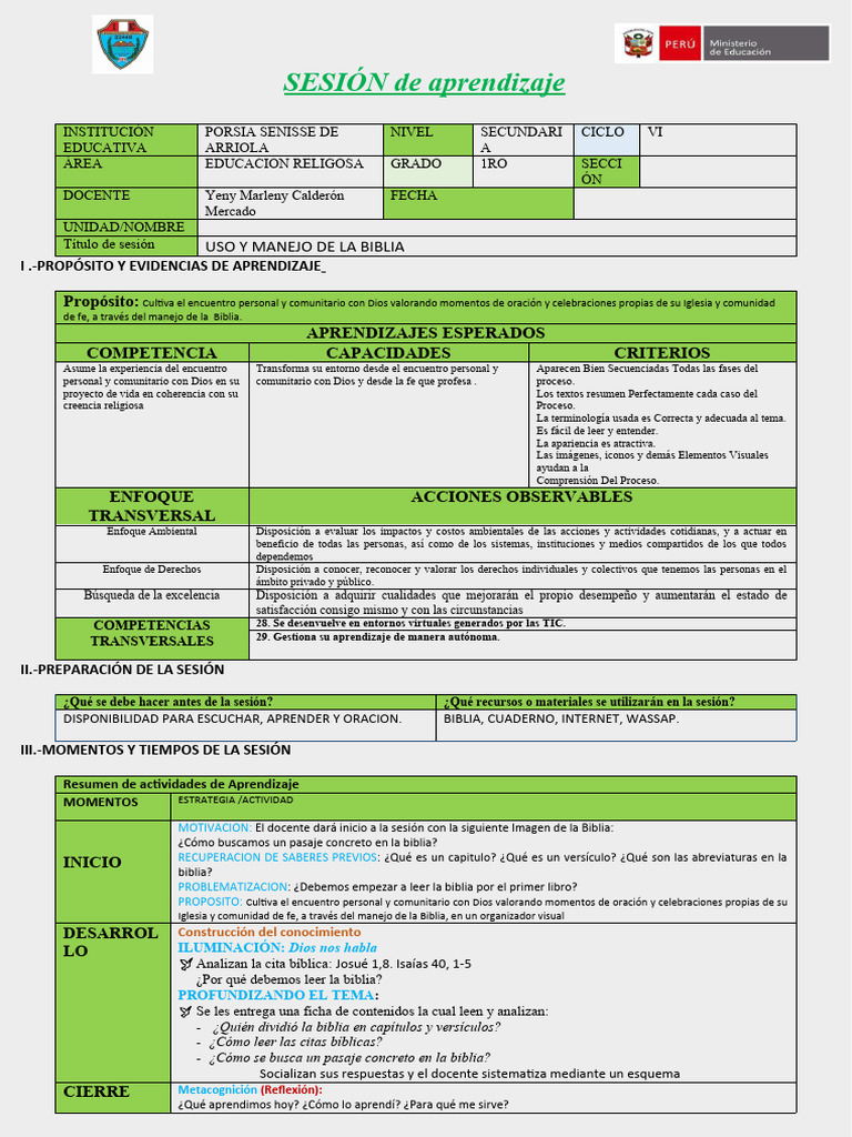 SESION-3-2022-EDA 5 - Porsia | PDF | Evaluación | Aprendizaje