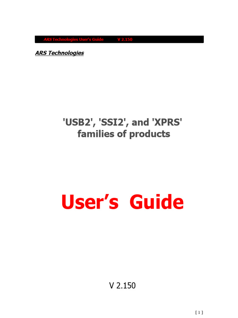 Usb2isa Users Guide | PDF | Usb | Microsoft Windows