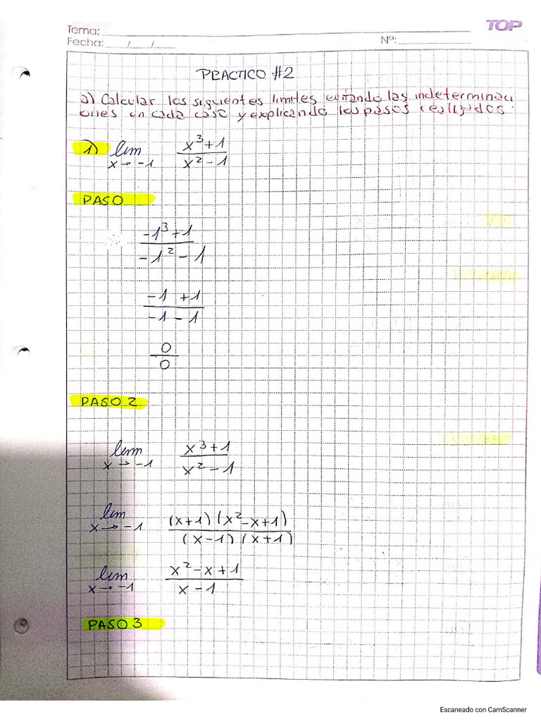 practico 2 calculo l | PDF